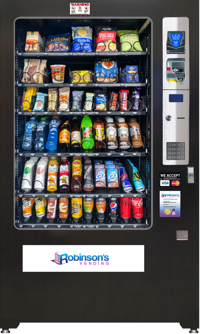 Our Vending Machine Types | Robinson's Vending